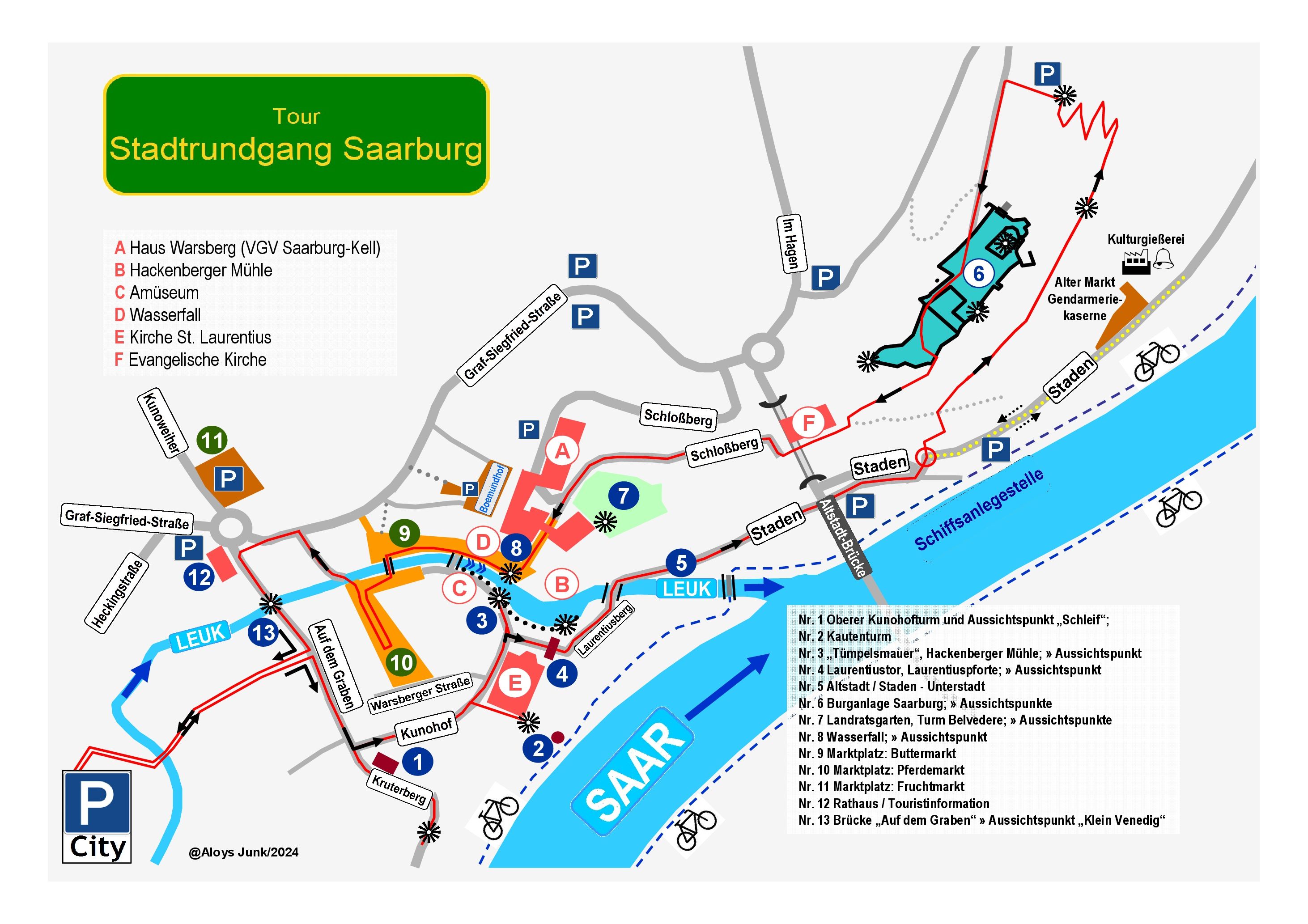 Saarburg entdecken - Stadtrundgang auf den Spuren des Mittelalters